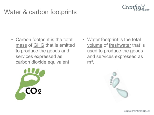 2009 Water Footprint | PPT