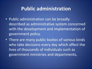 presentation on Public law including admistration.ppt