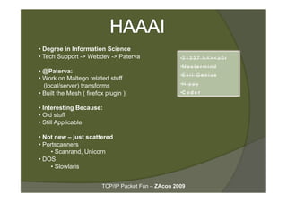 Fun with TCP Packets | PPT