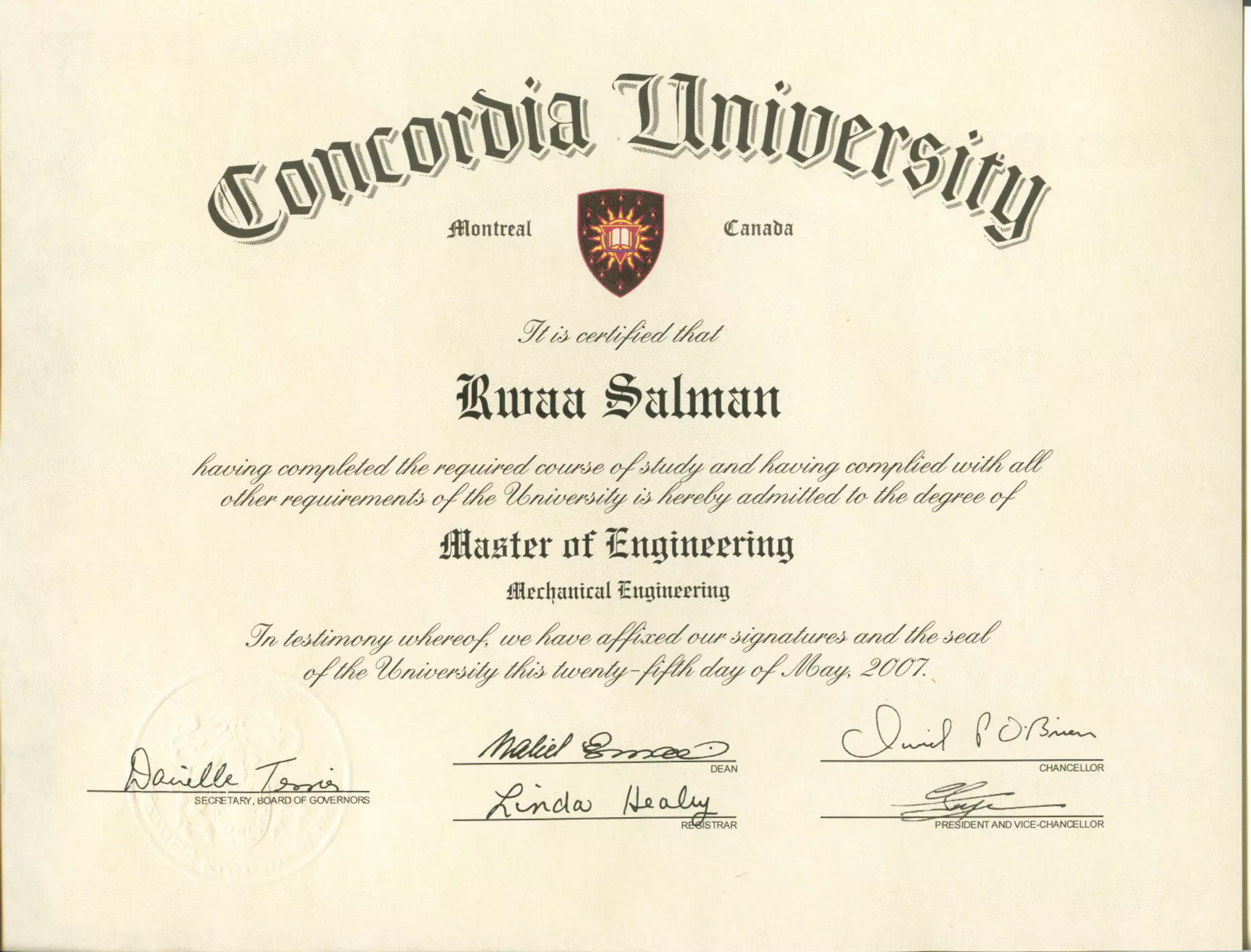 Master from concordia | PDF