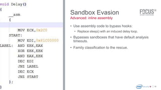 Detecting Evasive Malware in Sandbox | PPTX