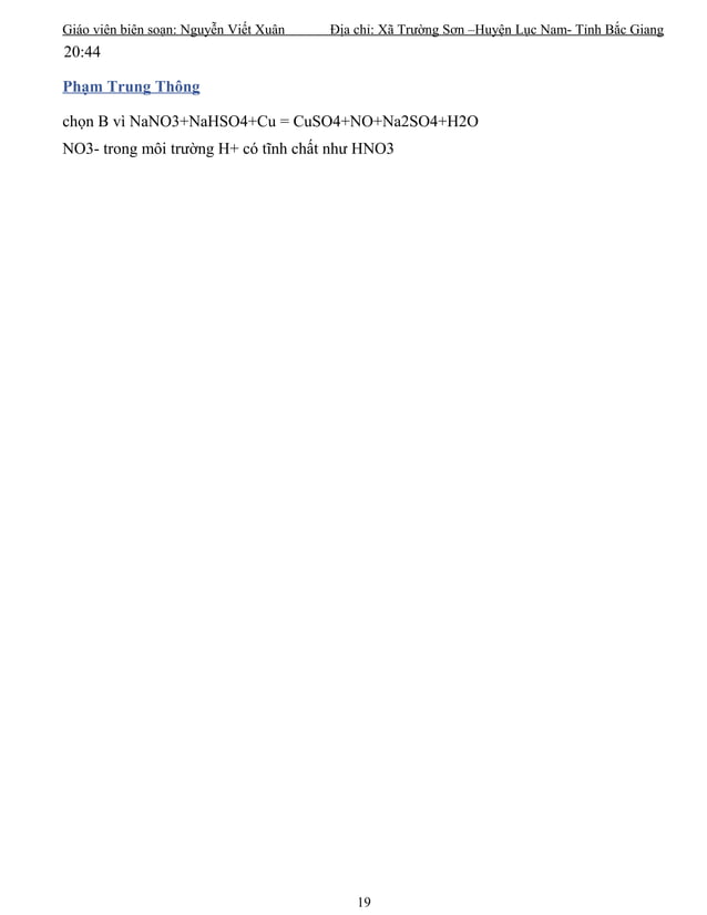 200 cau hoi ly thuyet vo co tong hop ltdh | PDF