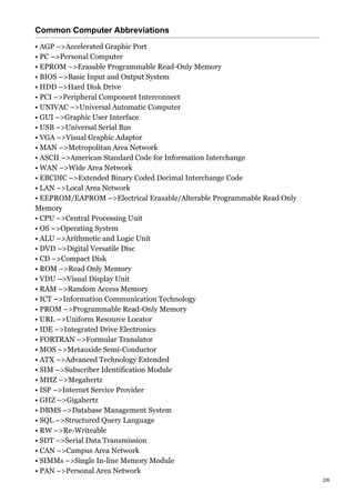 200 common abbreviations and terminology in ict part 1 | PDF
