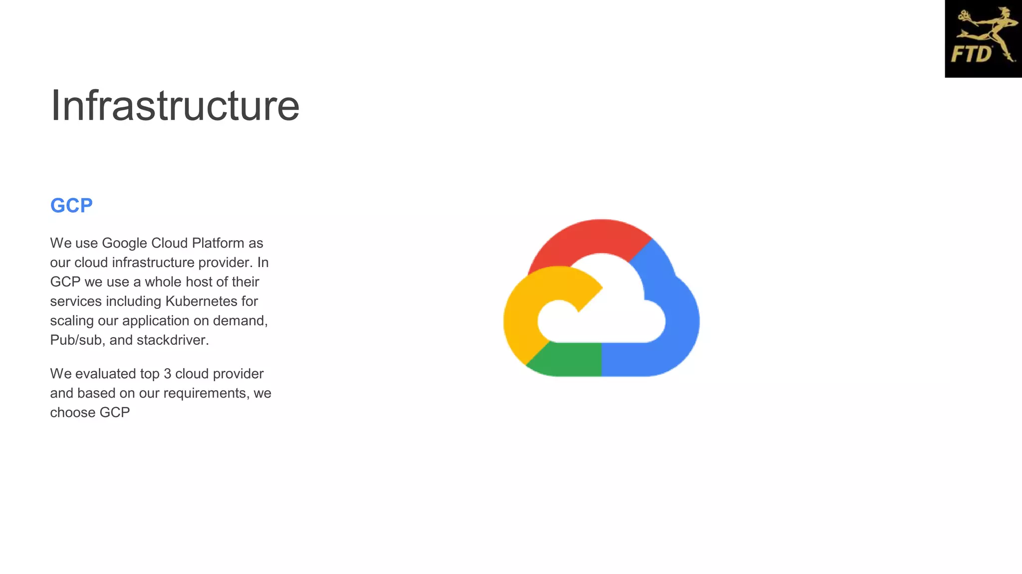 FTD: Transformation with Kubernetes, MongoDB, and GCP | PPT