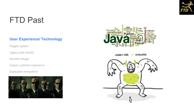 FTD: Transformation with Kubernetes, MongoDB, and GCP | PPT