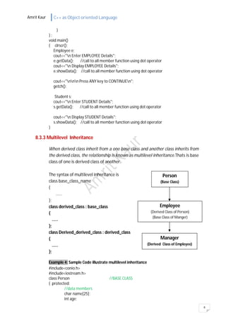 Chapter 8 Inheritance | PDF | Programming Languages | Computing