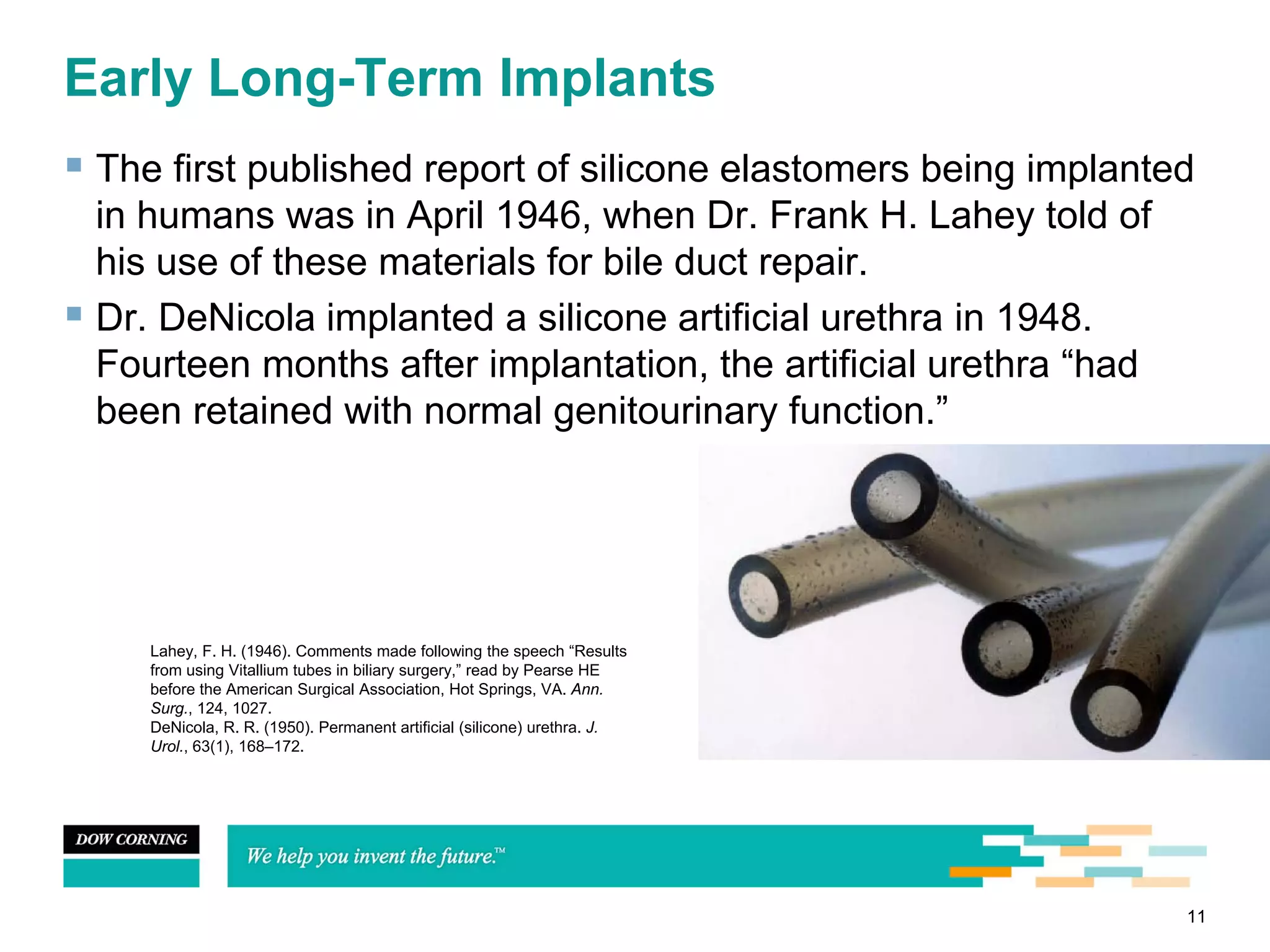 Silicone Biomaterial Applications: Past, Present and Future | PDF