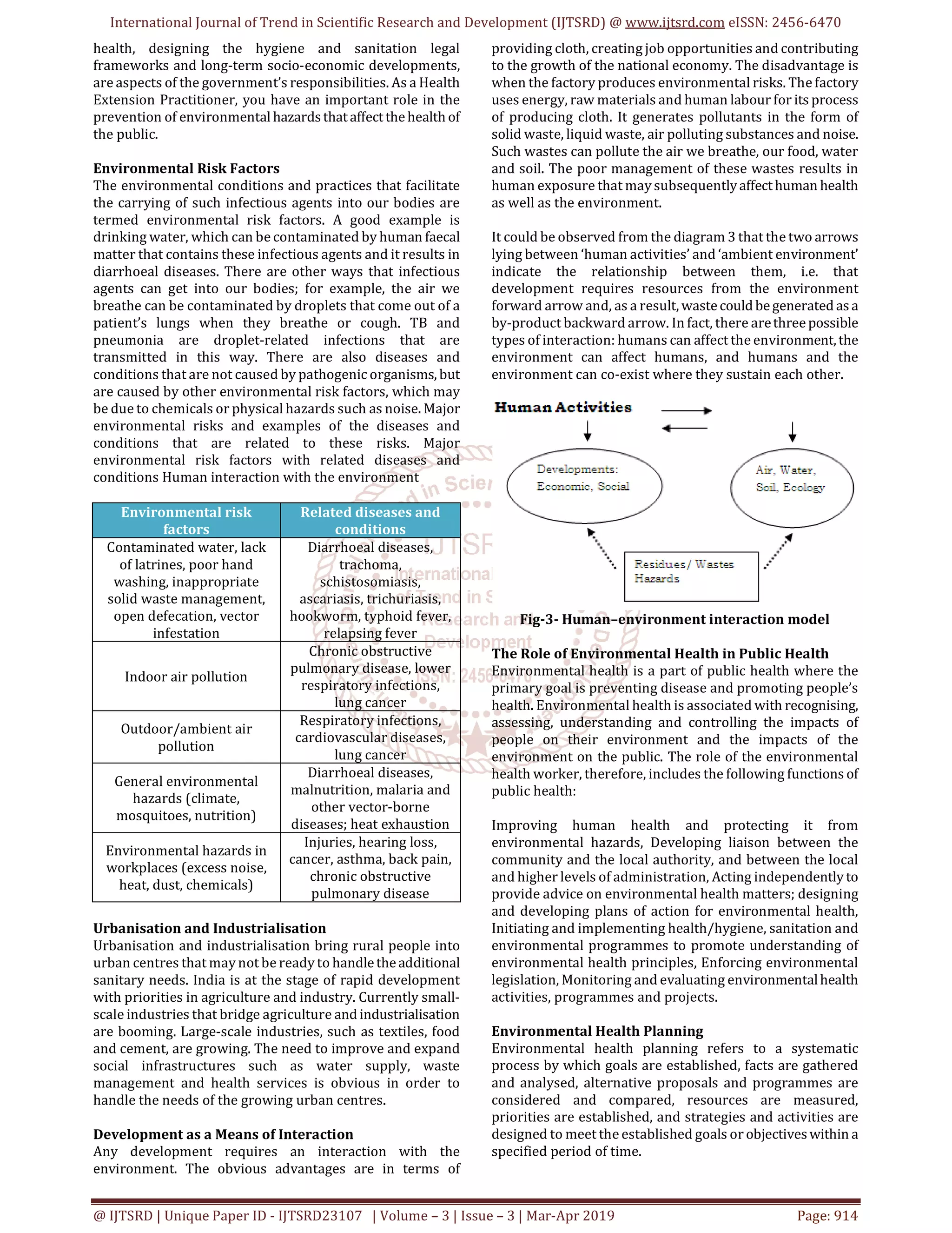 Environmental Health and Sanitation | PDF