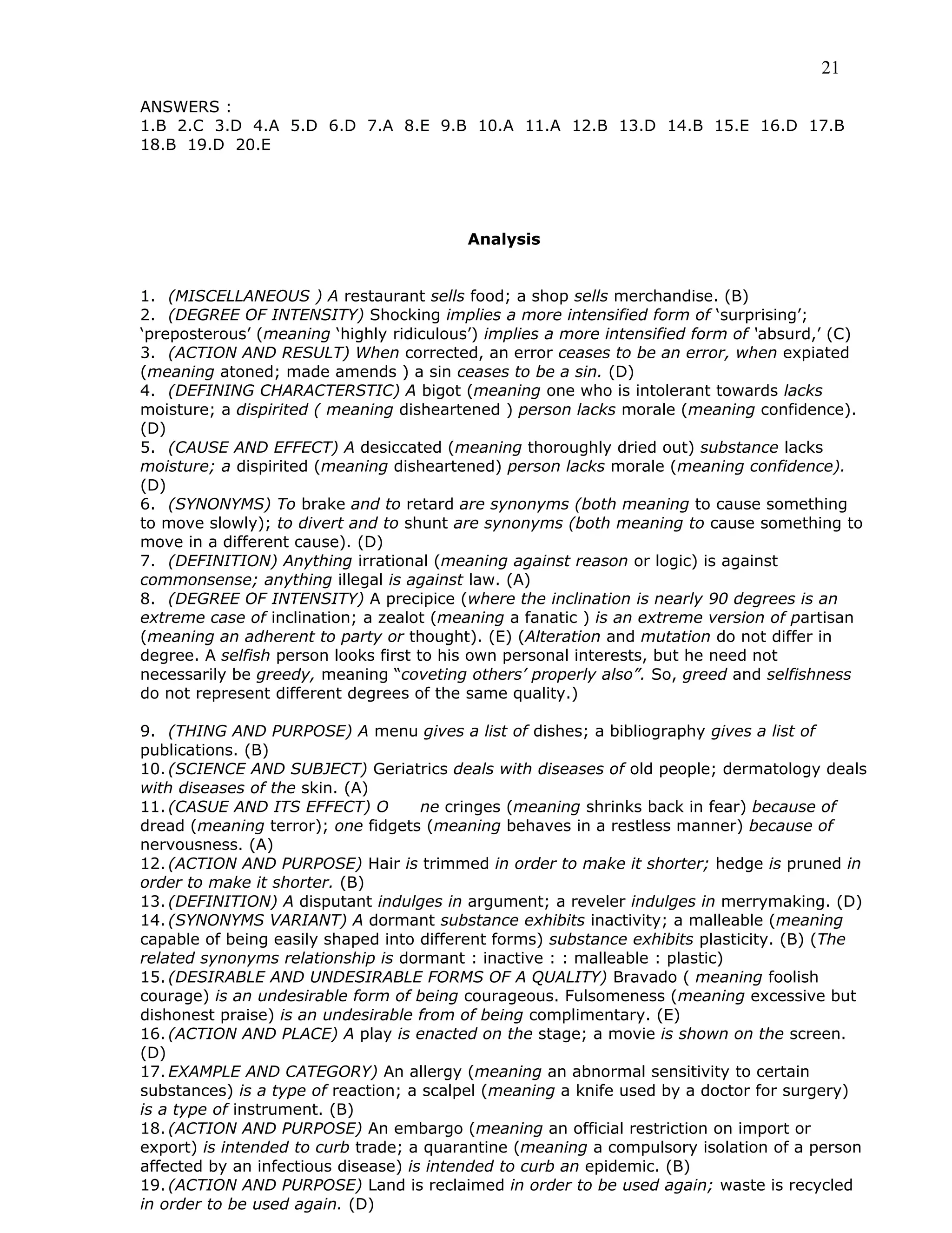 200 important analogies | DOC