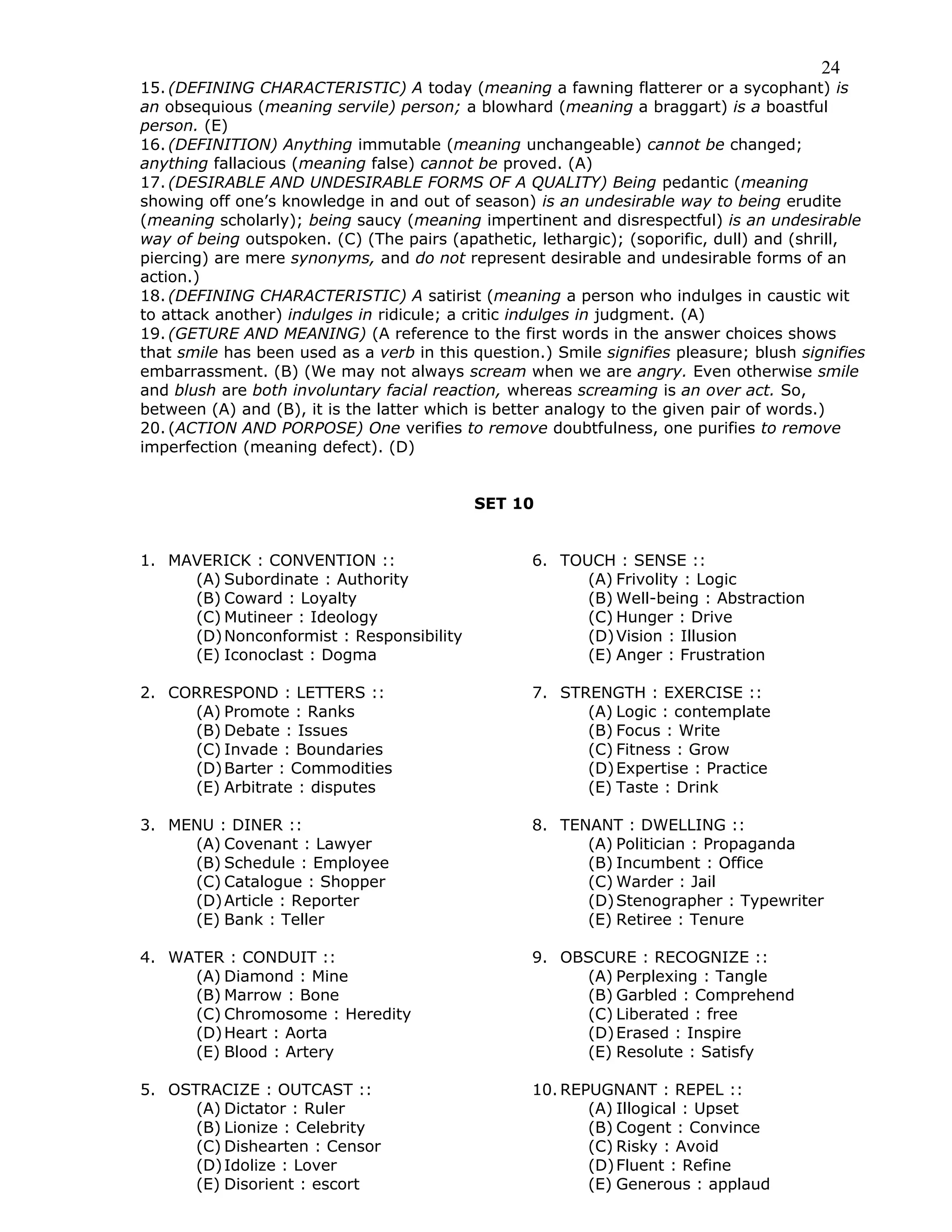 200 important analogies | DOC