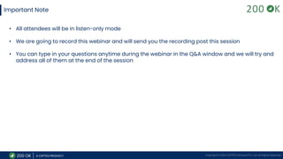200 OK v5.0: Unveiling Powerful ETL, Connector Framework and More | PPT