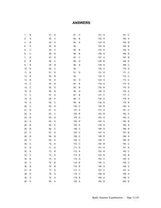 200 q rae english (with answer sheet) | PDF