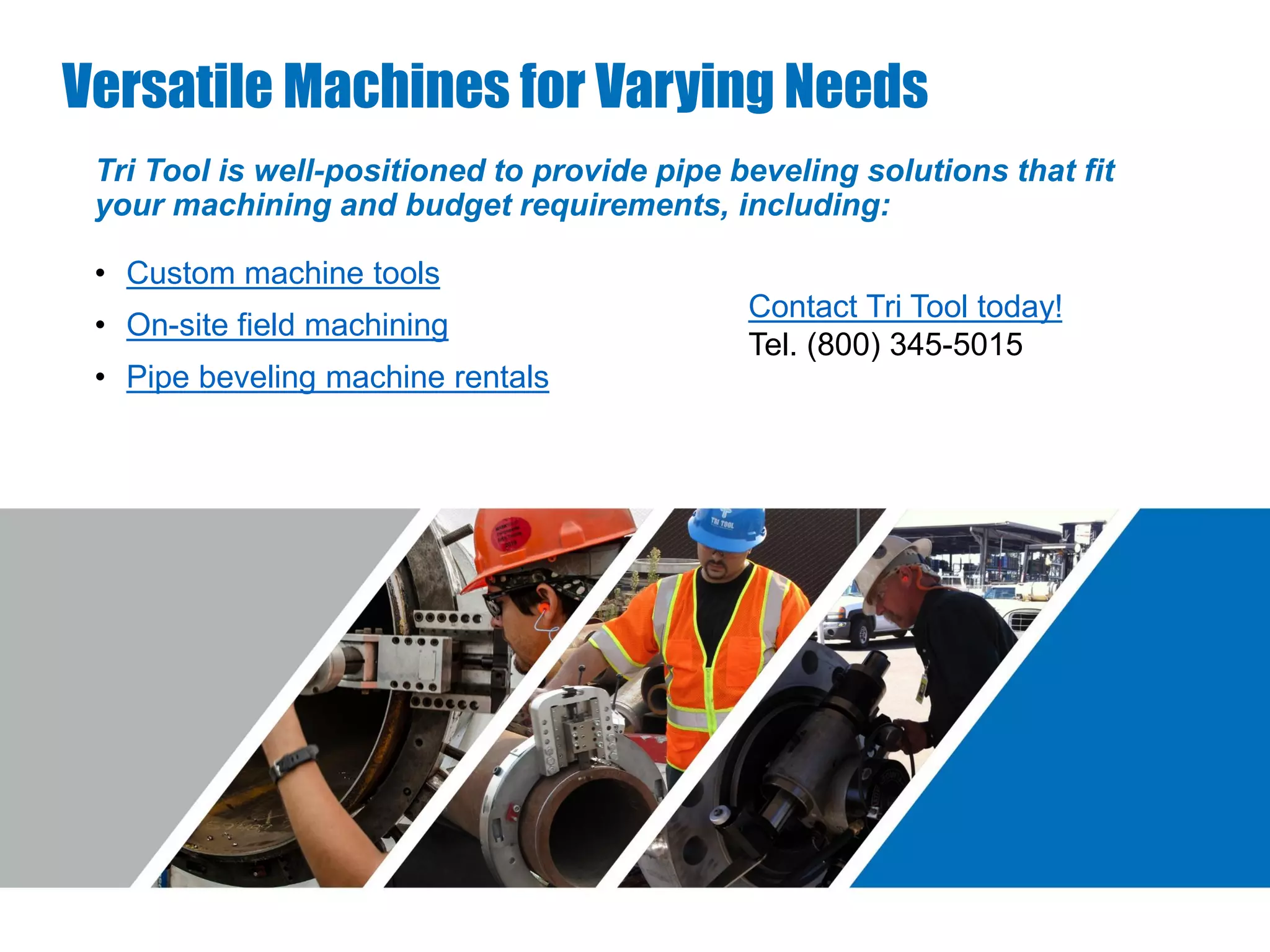 BevelMASTER Pipe Bevelers: Unparalleled Versatility, Precision and ...