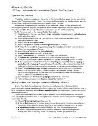 A Progressive Checklist: 200 Things the Biden Administration Should Do ...