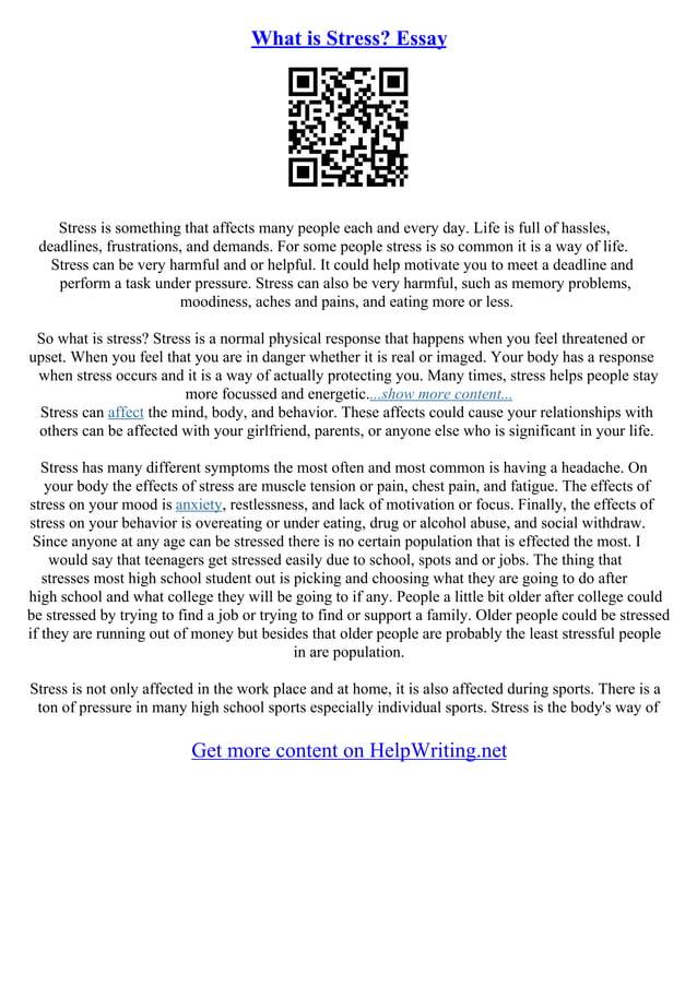 200 Word Essay Example | PDF