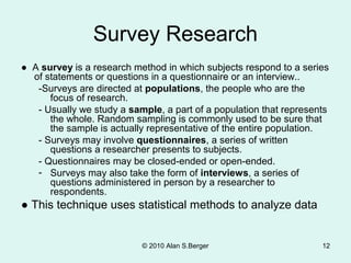 201.04 sociological research methods | PPT