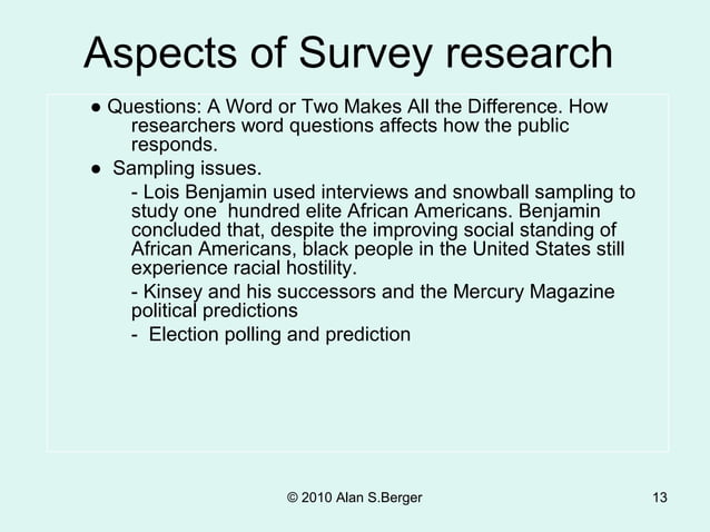 201.04 sociological research methods | PPT | Science