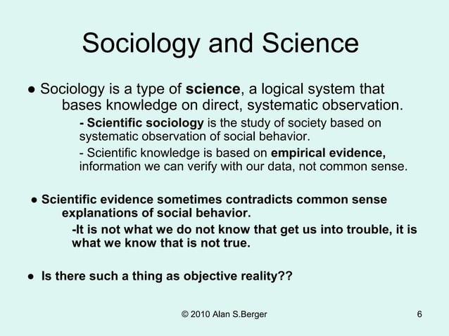 201.04 sociological research methods | PPT | Science