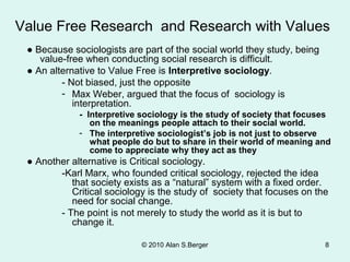 201.04 sociological research methods | PPT