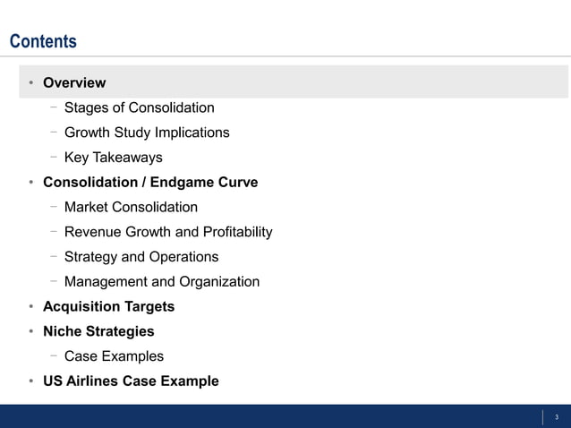 Consolidation-Endgame Curve Framework | PDF | Mergers and Acquisitions ...