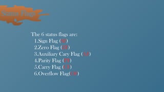 Flag Registers in Computer Architecture: Functions and Importance | PPTX