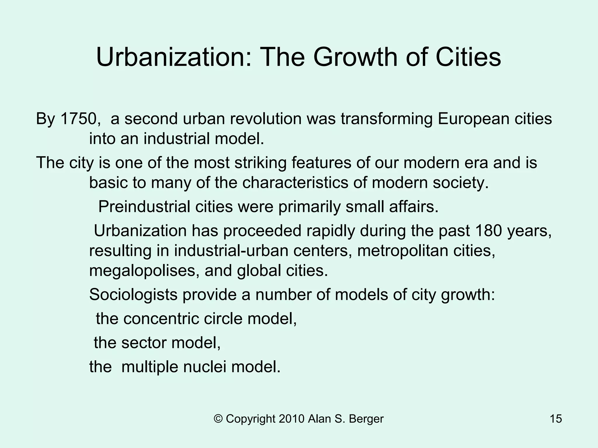 201.07 population, ecology, urbanization | PPT