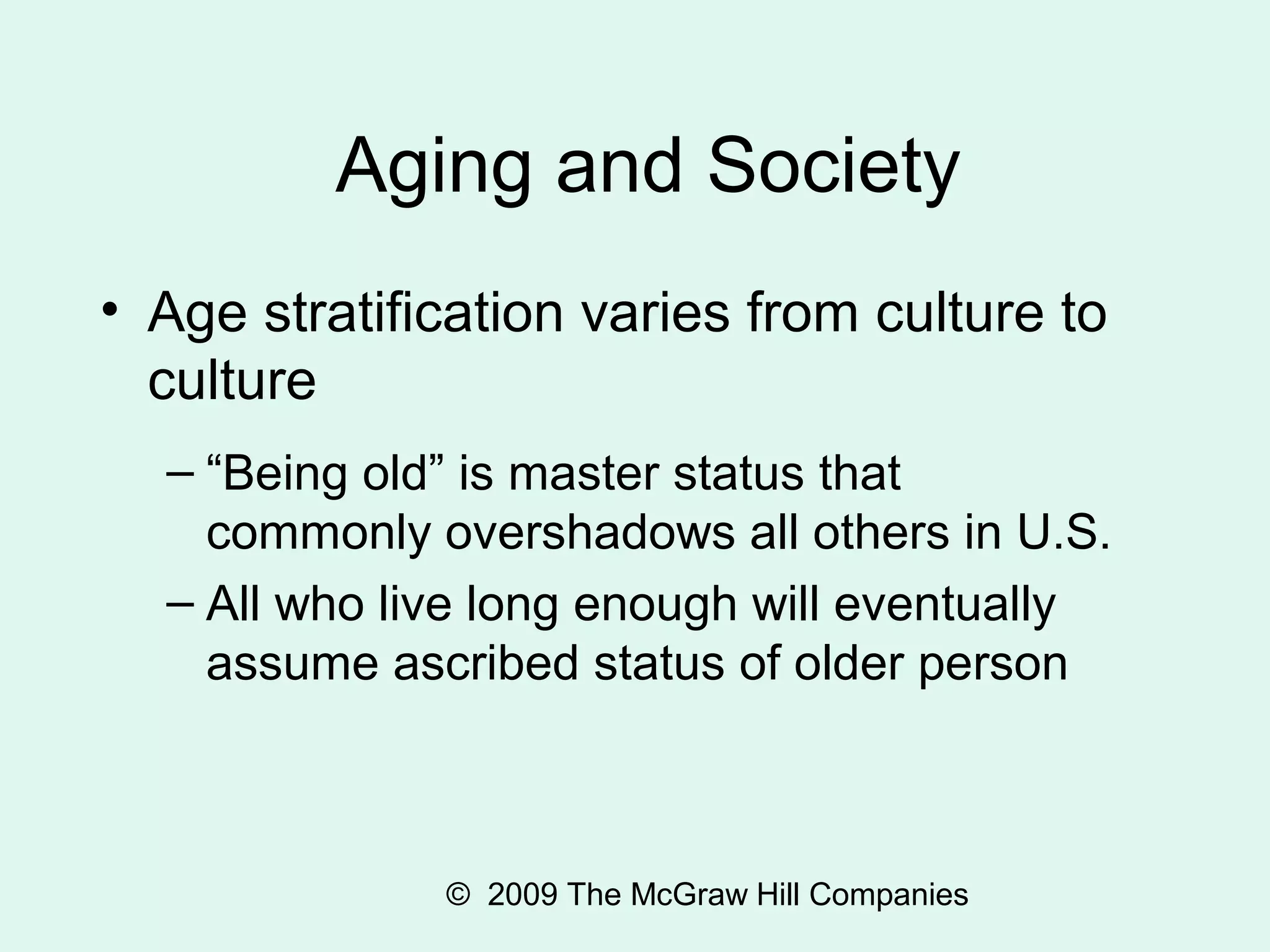 201.13 age and society | PPT