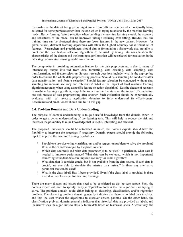 SEAMLESS AUTOMATION AND INTEGRATION OF MACHINE LEARNING CAPABILITIES FOR BIG DATA ANALYTICS ...