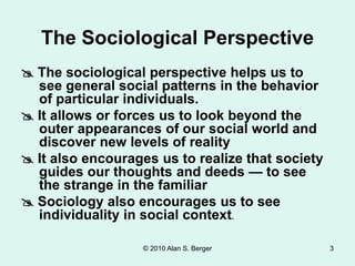 201.02 Developing a Sociological Perspective and Imagination.ppt