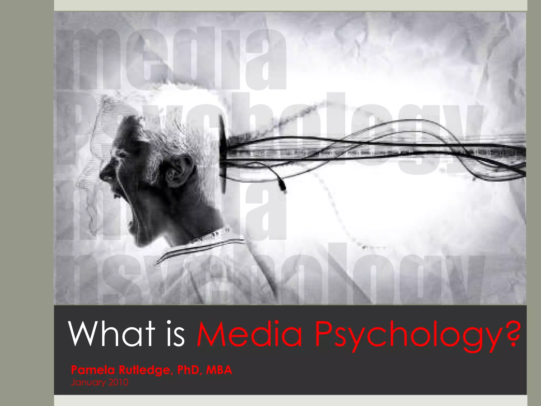 What Is Media Psychology? | PPT