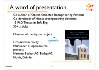 Présentation du projet Moose | PDF | Programming Languages | Computing