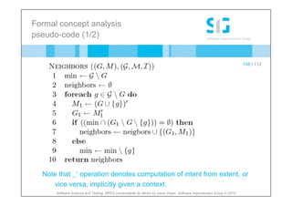 2010 01 lecture SIG UM MFES 3 - Reverse engineering | PPT