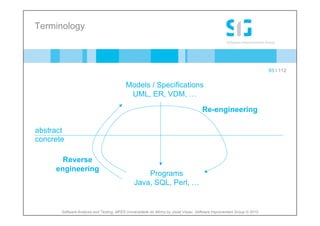 2010 01 lecture SIG UM MFES 3 - Reverse engineering | PPT