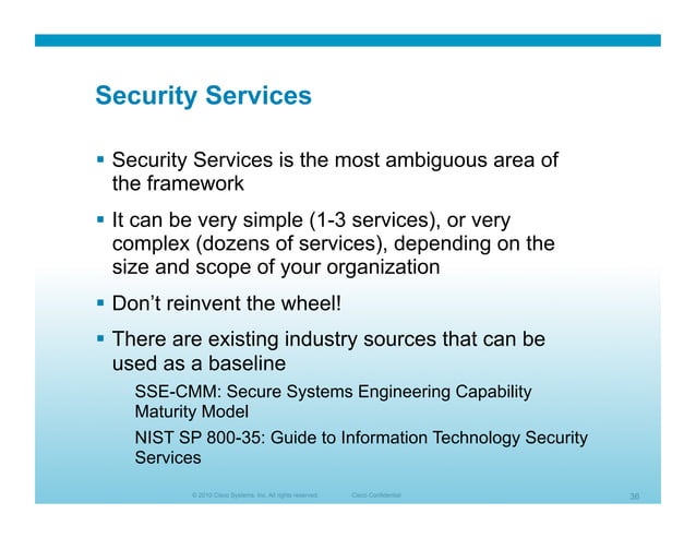 2010-02 Building Security Architecture Framework | PPT