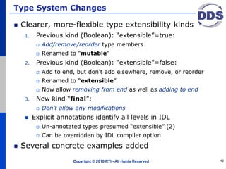 Extensible and Dynamic Topic Types for DDS | PPTX | Programming ...