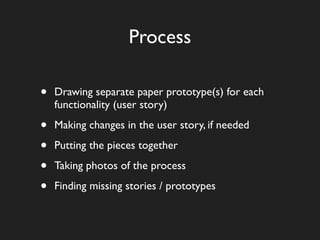 Paper prototyping | PPT