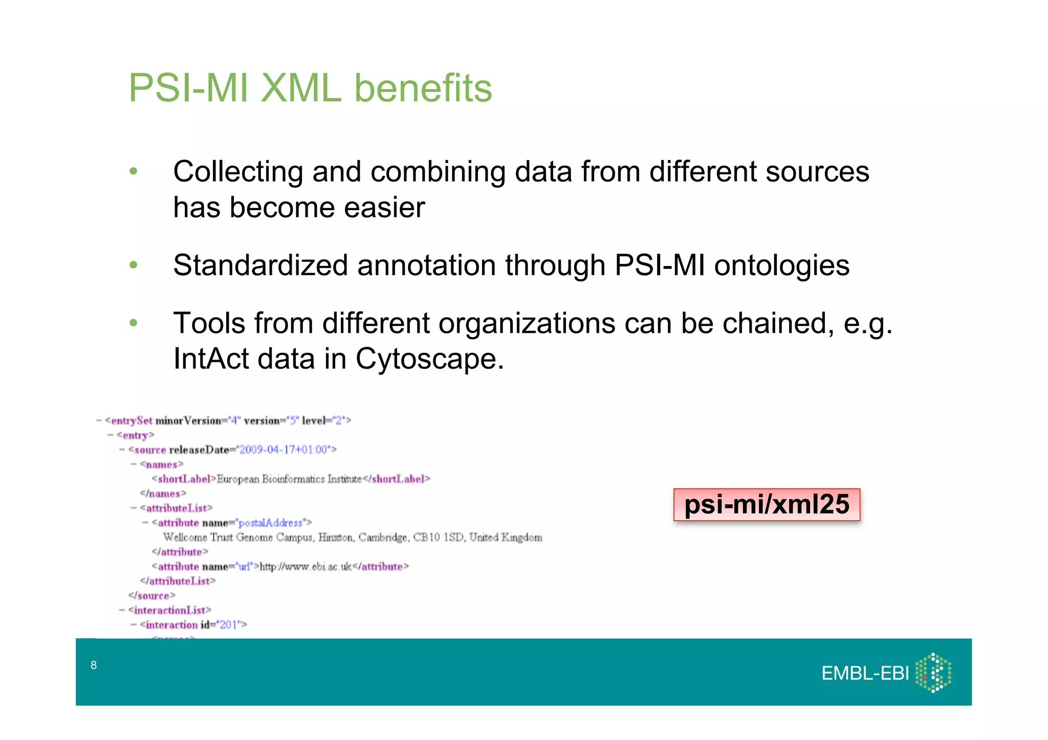 IntAct and data distribution with PSICQUIC | PDF