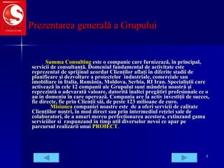 Prezentare Summa Versiune Romana | PPT