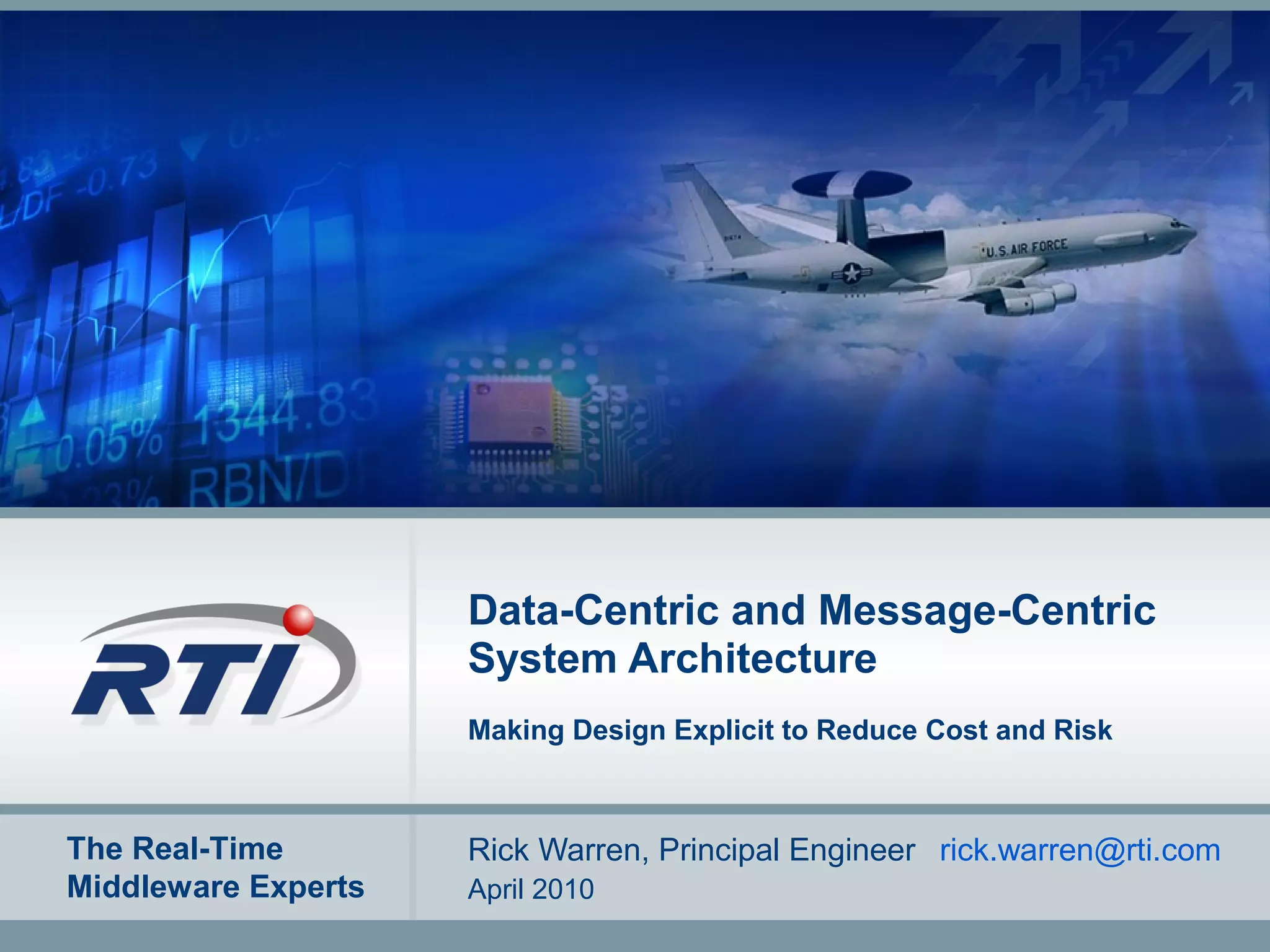 Data Centric And Message Centric System Architecture Ppt