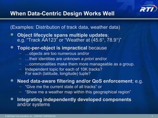 Data-Centric and Message-Centric System Architecture | PPT