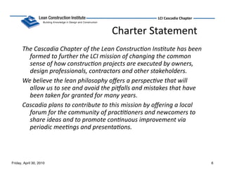 2010 04 LCI Cascadia A3 Slides | PPT