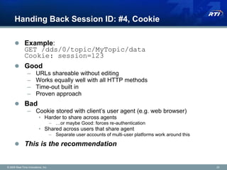 Mapping the RESTful Programming Model to the DDS Data-Centric Model | PPT