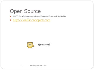 Single Sign-On with Waffle | PDF | Internet | Computing