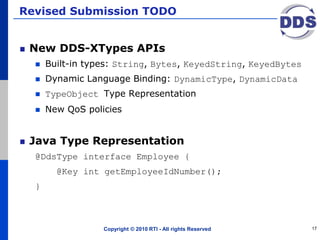 Java 5 PSM for DDS: Initial Submission (out of date) | PPT