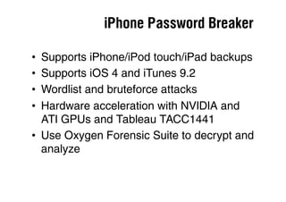 Password Recovery Tools | PDF