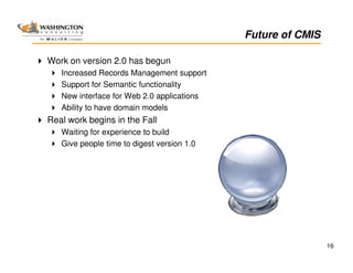 Overview of CMIS in June 2010 | PPT