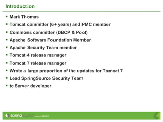 Introduction to Apache Tomcat 7 Presentation | PDF