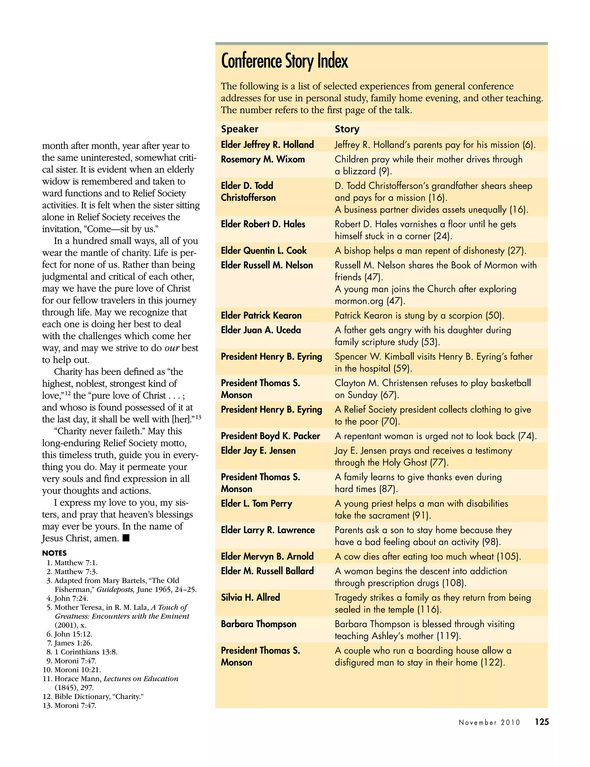 Charity Never Faileth by Thomas S. Monson | PDF