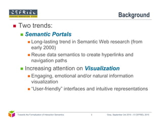 Towards the Formalization of Interaction Semantics | PPT