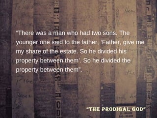The Prodigal God | PPT